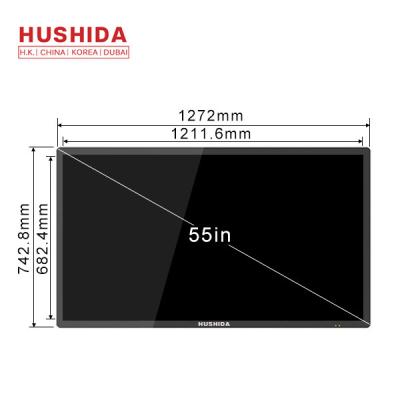 Cina Monitor capacitivo a 55 pollici 1080P tutto del touch screen in uno schermo video LCD HD pieno commerciale in vendita