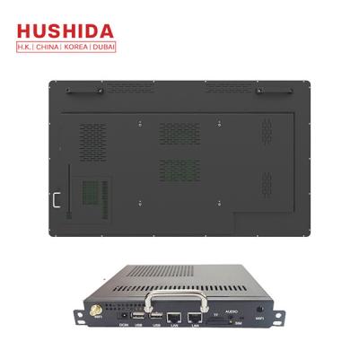 Cina Monitor capacitivo a 55 pollici 1080P tutto del touch screen in uno schermo video LCD HD pieno commerciale in vendita