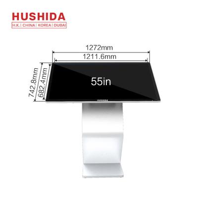 Cina Esposizione capacitiva a 55 pollici del chiosco di Digital dello schermo attivabile al tatto con il monitor pieno di Android 4K HD per il centro commerciale in vendita