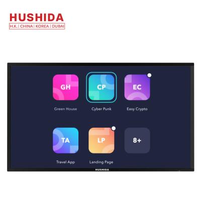 Cina sistema duale di 55inch 3840×2160 Windows Android 20 punti del monitor del touch screen per la sala riunioni in vendita
