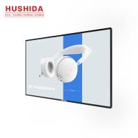 China 1.5ghz Wall Mounted Advertising Display 75'' Hushida Software Split Screen Timing Switch for sale