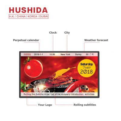 Cina lamiera sottile fissata al muro LCD della lega di alluminio del contrassegno di 4k FHD Digital a 55 pollici in vendita