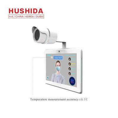 Cina Dispositivo a 10,1 pollici di temperatura del contatto del corpo umano di riconoscimento di fronte di HUSHIDA non in vendita