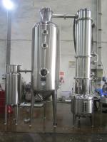 Quality 1.5 - 10m2 Cooling Rotary Vacuum Evaporator 350 Kg/H - 2000 Kg/H 2l Rotovap for sale