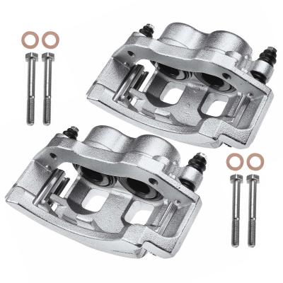 China 2x Front Brake Caliper with Bracket for Dodge Ram 1500 Pickup 2000-2001 for sale