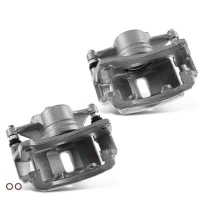 China 2x Front Brake Caliper with Bracket for Toyota Corolla Geo Prizm 1993-1997 for sale