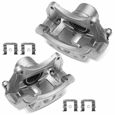 China 2x Front Brake Caliper with Bracket for Kia Optima 16-20 Hyundai Sonata 14-19 for sale