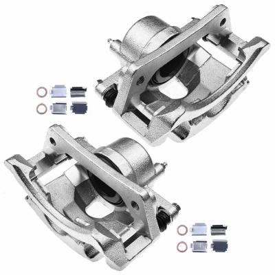 2x Front Brake Caliper with Bracket for Chrysler Town & Country 2005 Dodge