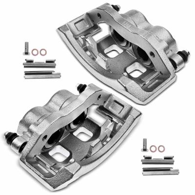 China 2x Front Brake Caliper with Bracket for Dodge Durango 2005-2006 Ram 1500 Pickup for sale