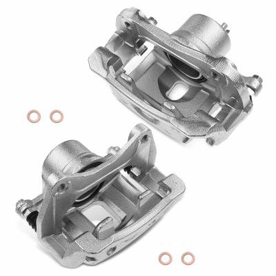 China 2x Front Brake Caliper with Bracket for Kia Soul 2014-2018 1.6L 2.0L for sale
