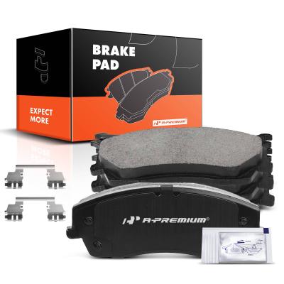 China 4pcs Front Driver & Passenger Ceramic Brake Pads with Sensor for Chrysler 300 Dodge Challenger Charger Magnum for sale