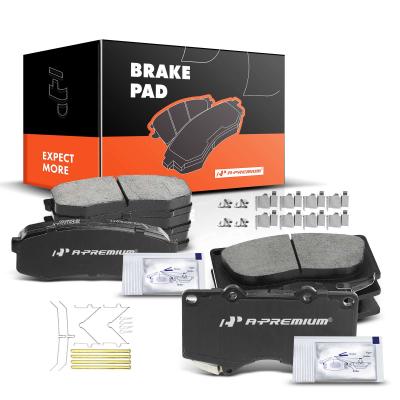 China 8pcs Front & Rear Ceramic Brake Pads  for Toyota 4Runner 2003-2020 Sequoia Lexus GX460 for sale