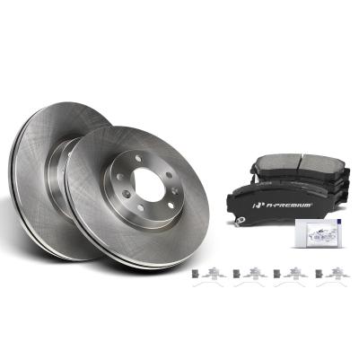 China Front Disc Brake Rotors & Ceramic Brake Pads for Ford Fusion Mazda 6 Mercury for sale