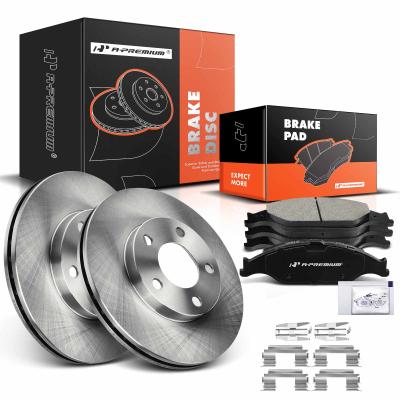 China Front Disc Brake Rotors & Ceramic Brake Pads for Ford Mustang 1999-2004 Base GT for sale