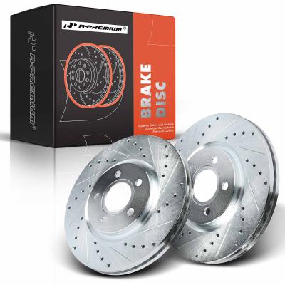China Front Drilled Brake Rotors for Chrysler PT Cruiser 2003-2009 Dodge Neon 2003-2005 for sale