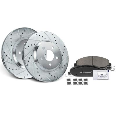China Front Drilled Rotors & Ceramic Brake Pads for Ford Mustang 2005-2011 for sale