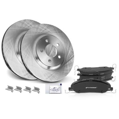 China Front Disc Brake Rotors & Ceramic Brake Pads for Ford Mustang 2005-2011 for sale