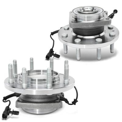 China 2x Front Wheel Bearing & Hub Assembly w/ ABS Sensor for Chevy Silverado 2500 3500 11-20 4WD for sale