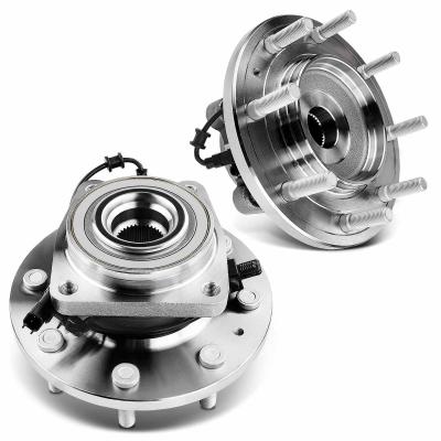 China 2x Front Wheel Bearing & Hub Assembly w/ ABS Sensor for Chevy Silverado 2500 GMC Sierra DRW for sale