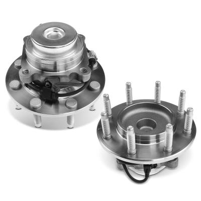 China 2x Front Wheel Bearing & Hub Assembly w/ ABS Sensor for Chevy Silverado 2500 GMC 1999 2000 for sale