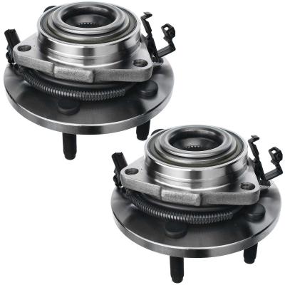China 2x Front Wheel Bearing & Hub Assembly w/ ABS Sensor for Dodge Ram Dakota Mitsubishi Raider for sale