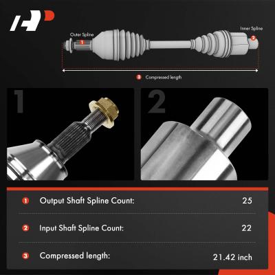 China Front Passenger CV Axle Shaft Assembly for Suzuki Swift 1989-1994 Auto Trans for sale