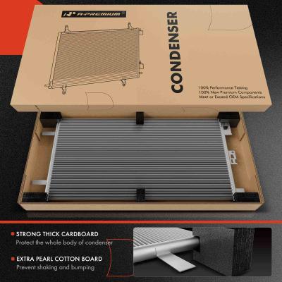 China A/C Condenser without Receiver Drier for Chevy Corvette 1973-1982 5.0L 5.7L 7.4L for sale