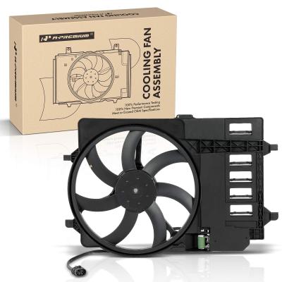 China Engine Radiator Cooling Fan Assembly with Shroud for Mini Cooper 02-08 L4 1.6L for sale