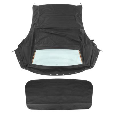 China Black Convertible Soft Top with Glass Window for Ford Mustang 1994-2004 for sale