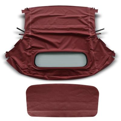 China Bordeaux Convertible Soft Top with Glass Window for Porsche Boxster 1997-2002 for sale