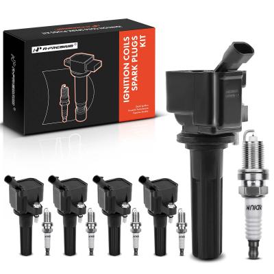 China 5x Black Ignition Coil & IRIDIUM Spark Plug Kits for GMC Canyon 07-12 Chevrolet for sale