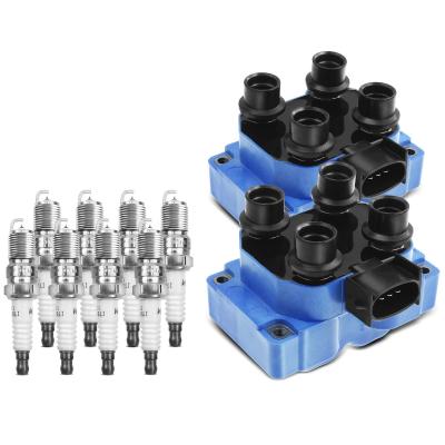China 2x Ignition Coil & IRIDIUM Spark Plug Kits for Ford Explorer F-150 Lincoln for sale