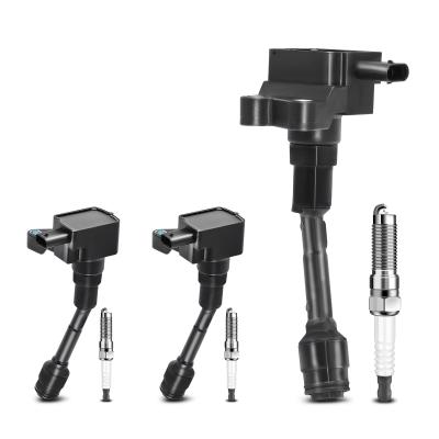 China 3x Black Ignition Coil & IRIDIUM Spark Plug Kits for Ford Focus Fiesta EcoSport for sale