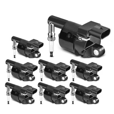 China 8x Black Ignition Coil & IRIDIUM Spark Plug Kits for GMC Sierra 1500 Yukon Buick for sale