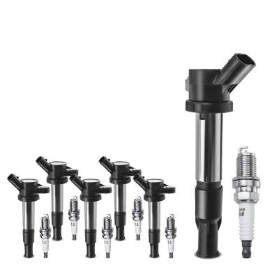 China 6x Black Ignition Coil & IRIDIUM Spark Plug Kits for Suzuki Verona 2006 L6 2.5L for sale