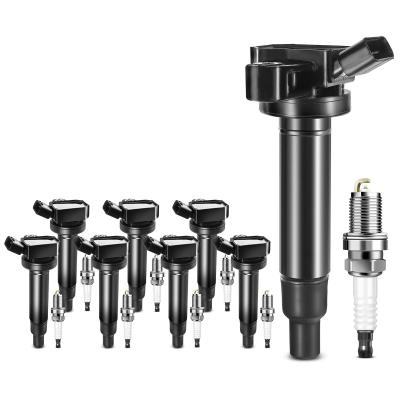 China 8x Ignition Coil & IRIDIUM Spark Plug Kits for Toyota 4Runner 03-09 Lexus GS430 for sale
