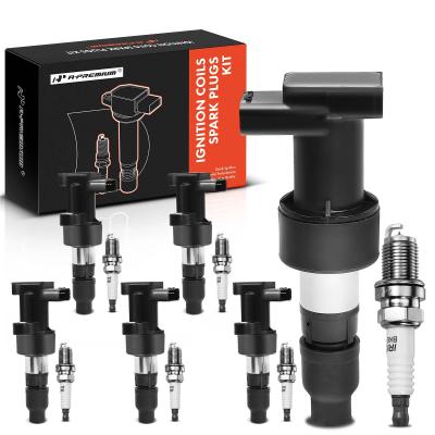 China 6x Black Ignition Coil & IRIDIUM Spark Plug Kits for Jaguar S-Type 03-08 X-Type for sale