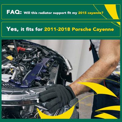 China Front Lower Radiator Support Assembly for Porsche Cayenne 2011-2018 for sale