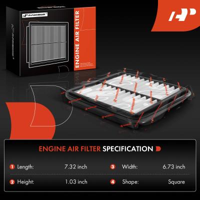 China Engine Air Filter with Rigid Panel for Toyota Prius 2001-2003 L4 1.5L for sale