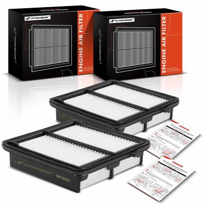 China 2x Engine Air Filter with Rigid Panel for Honda Fit 2009-2014 L4 1.5L for sale