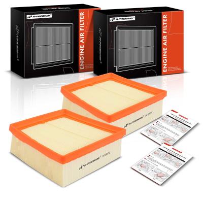 China 2x Engine Air Filter with Flexible Panel for Ford Fiesta 2011-2019 1.0L 1.6L for sale