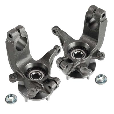 China 2x Front Steering Knuckle & Wheel Hub Bearing Assembly for Ford Focus for sale