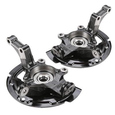 China 2x Front Steering Knuckle & Wheel Hub Bearing Assembly for Nissan Altima 02-06 for sale