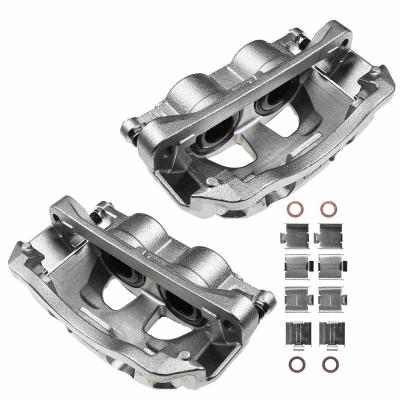 China 2x Front Brake Caliper with Bracket for Ford E-150 E-250 E-350 Super Duty for sale