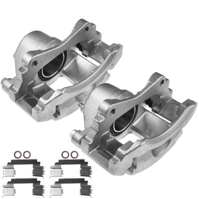 2x Front Brake Caliper with Bracket for Chevy Impala 2005 Buick Pontiac