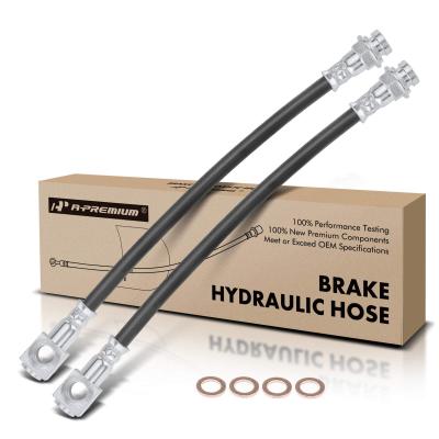 China 2Pcs Rear Brake Hydraulic Hose for Chevrolet Impala 2000-2010 Buick Regal Pontiac for sale