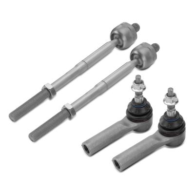 4x Inner & Outer Tie Rod End Steering Kit for Ford Mustang 2015-2019
