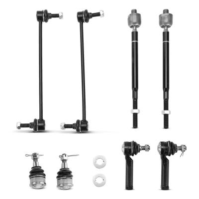 8x Front Inner Outer Tie Rod Sway Bar Link Kit for Honda Odyssey 02-04 V6 3.5L