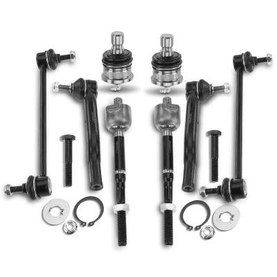 8x Front Inner & Outer Tie Rod End & Stabilizer Bar End Link for Nissan Versa