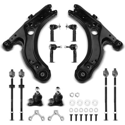 China 10x Front Control Arm & Ball Joint Tie Rod End for Volkswagen Jetta Golf Beetle for sale